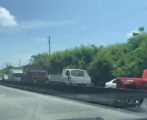 Traffic Alert: Bottle spill at Everton Weekes Roundabout Loop Barbados ...